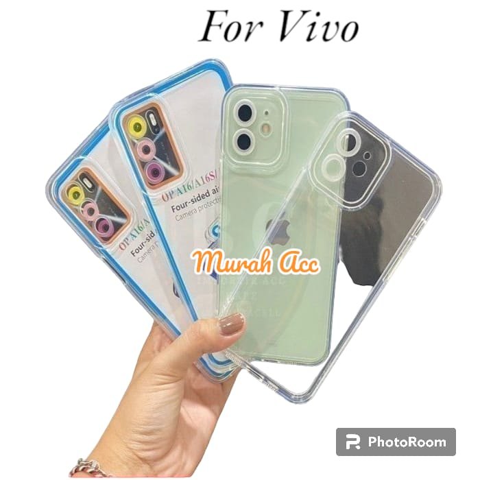 Jual Soft Case Clear Case AirBag Tranparan For VIVO Bahan Tebal Camera ...