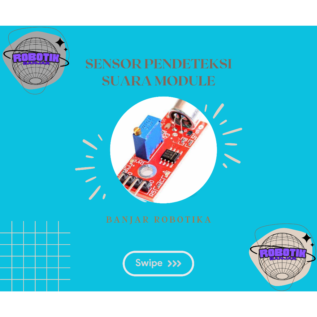 Jual Sound Sensor Modul Sensor Suara Arduino Sensor Banjar Robotika