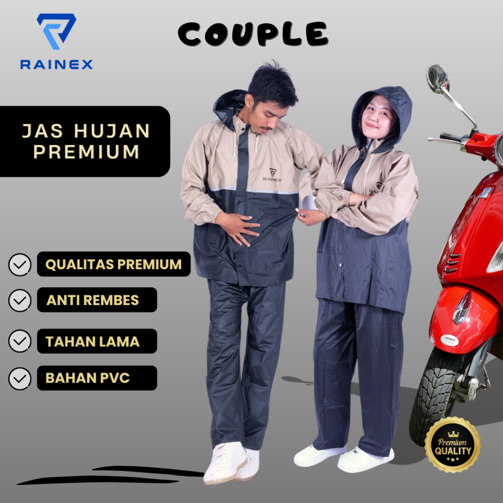 Jual Jas Hujan Rainex Raincoat Premium Sealer Antirembes Pria wanita Mantel Setelan | Shopee ...