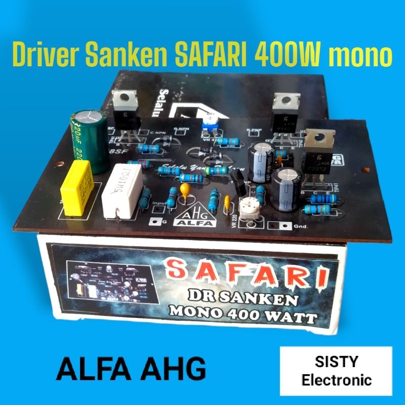 Jual Kit Driver Power Amplifier SAFARI 400w Mono Alfa AHG | Shopee ...