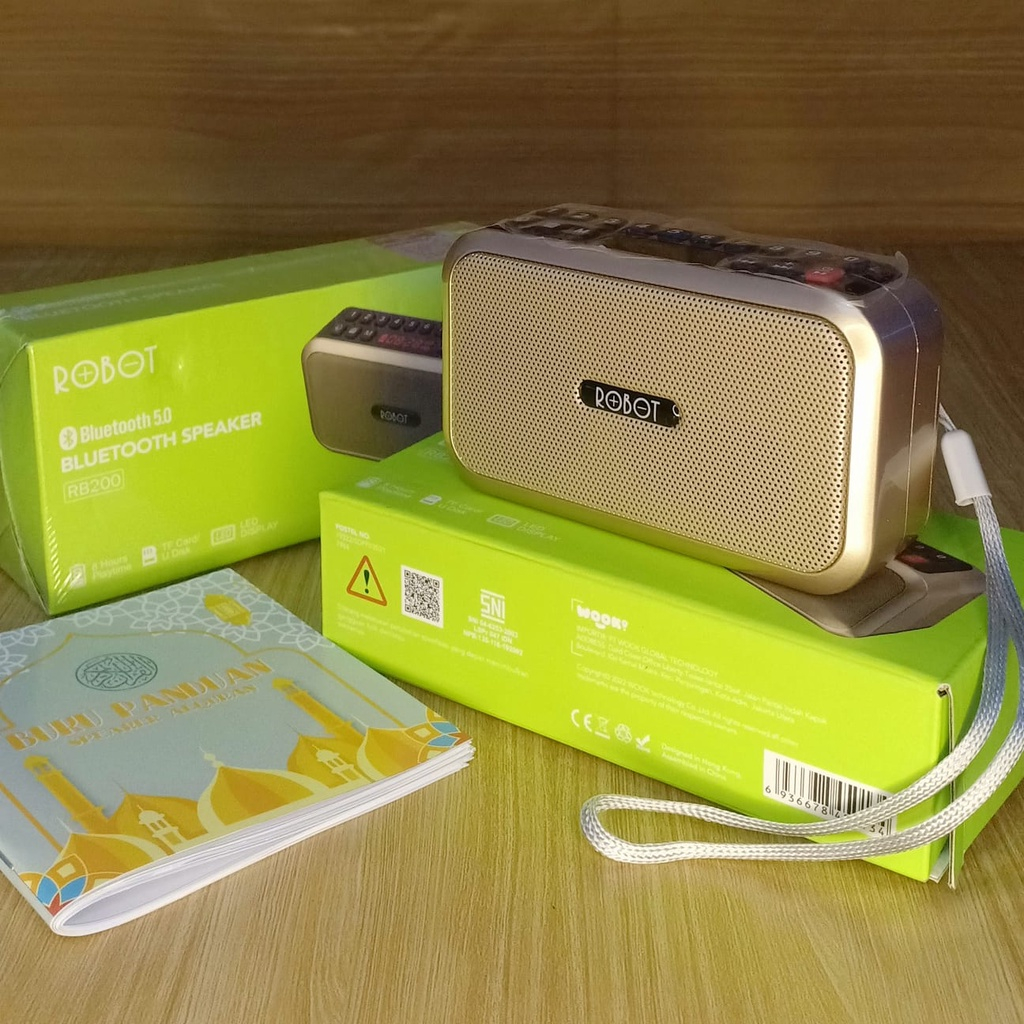Jual Speaker Bluetooth Alquran Robot RB200 Bluetooth Speaker dengan ...