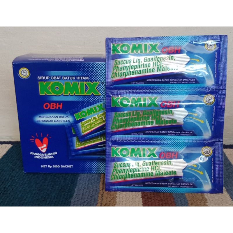 Jual Komix OBH Sachet 7 ml / Harga per sachet / Batuk Berdahak / Pilek ... Jual Komix OBH Sachet 7 ml / Harga per sachet / Batuk Berdahak / Pilek ...