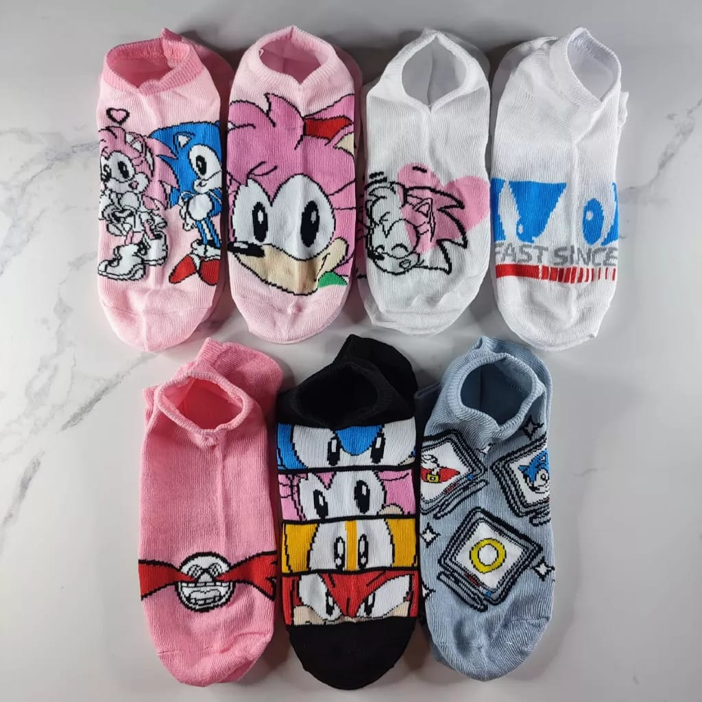 Jual Kaos Kaki Sonic and Friends SEGA Original Merchandise Socks ...
