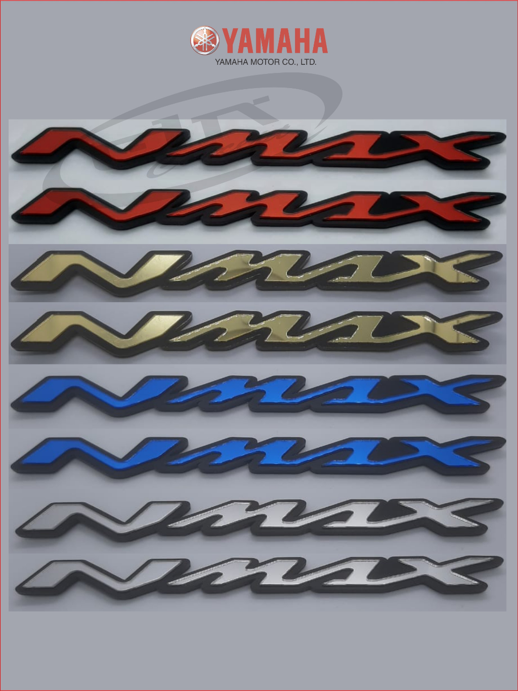 Jual Emblem Yamaha NMAX Timbul Logo Motor 3D Akrilik Variasi asesoris ...