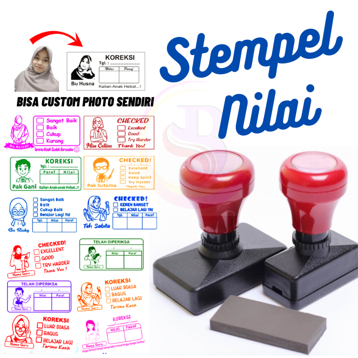 Jual Stempel Penilaian Guru / Reward / PAUD / TK /SD / SMP / SMK SUDAH ...