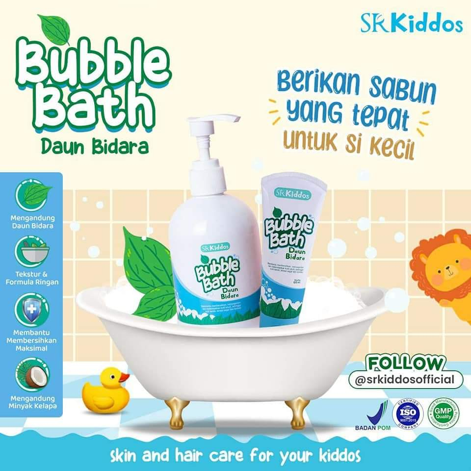 Jual SR12 Kiddos Shampoo dan Kondisioner Daun Bidara / Shampo Bayi ...