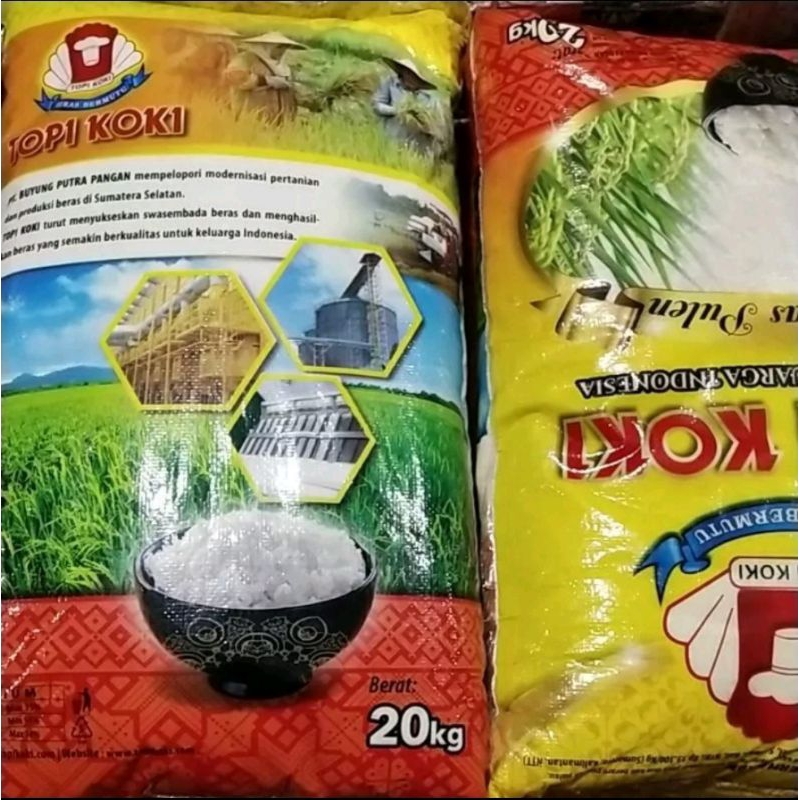 Jual BERAS TOPI KOKI /BERAS SELANCAR/ BERAS NEMO/ BERAS PATIN / BERAS ...