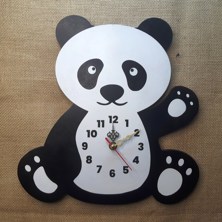 Jual Jam Dinding Anak/Exclusive Wooden Wall Clock/Jam Kado Ulang tahun ...