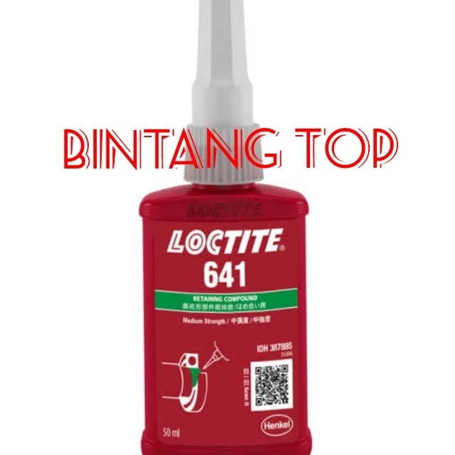 Jual LOCTITE 641 50 ML ORIGINAL - LEM LOCTITE 641 RETAINING COMPOUND 50ML | Shopee Indonesia
