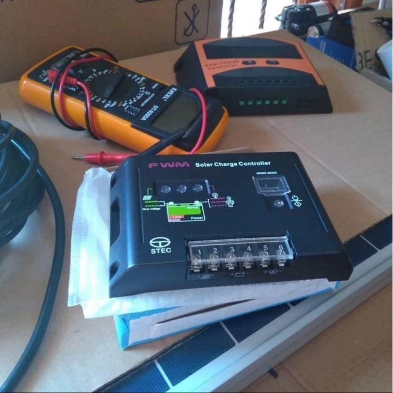 Jual Auto Solar Charge Controller PWM 20A Scc20A STEC | Shopee Indonesia