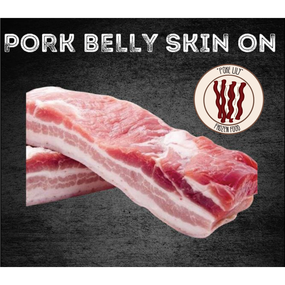 Jual PORK BELLY UTUH 1000GR SAMCAM MENTAH 1 KG PERUT BABI KULIT LEMAK ...