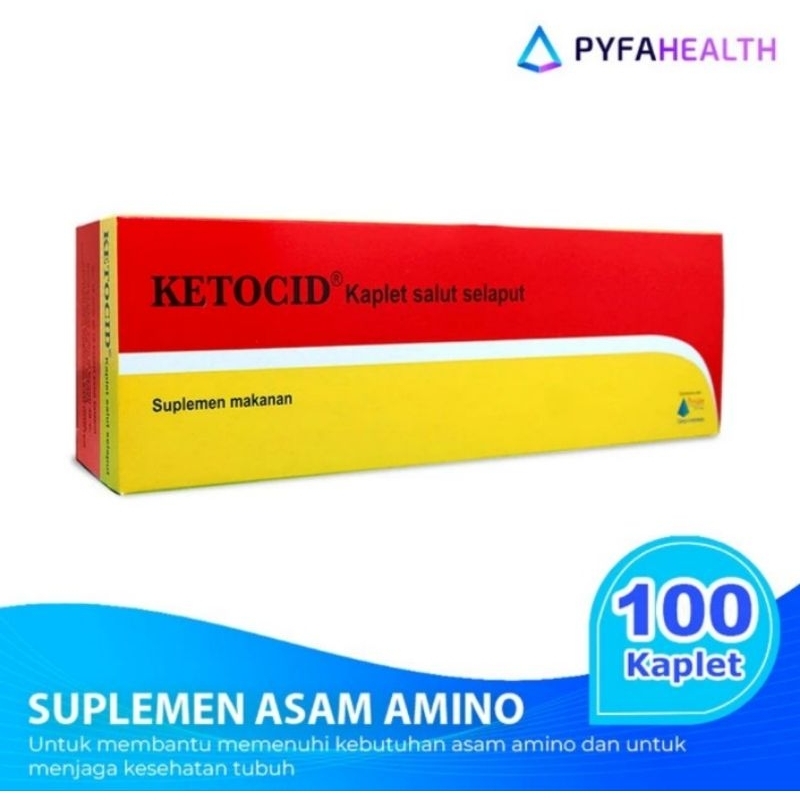 Jual Ketocid Box Isi 100 Kaplet Suplement Ginjal | Shopee Indonesia