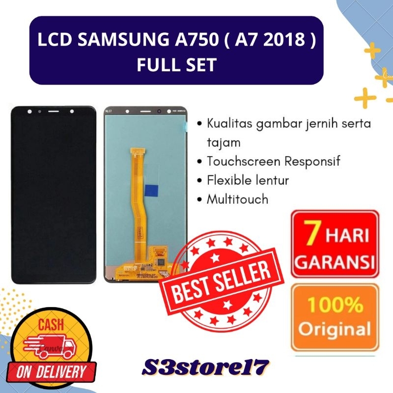Jual LCD TOUCHSCREEN SAMSUNG A750 (A7 2018) | Shopee Indonesia