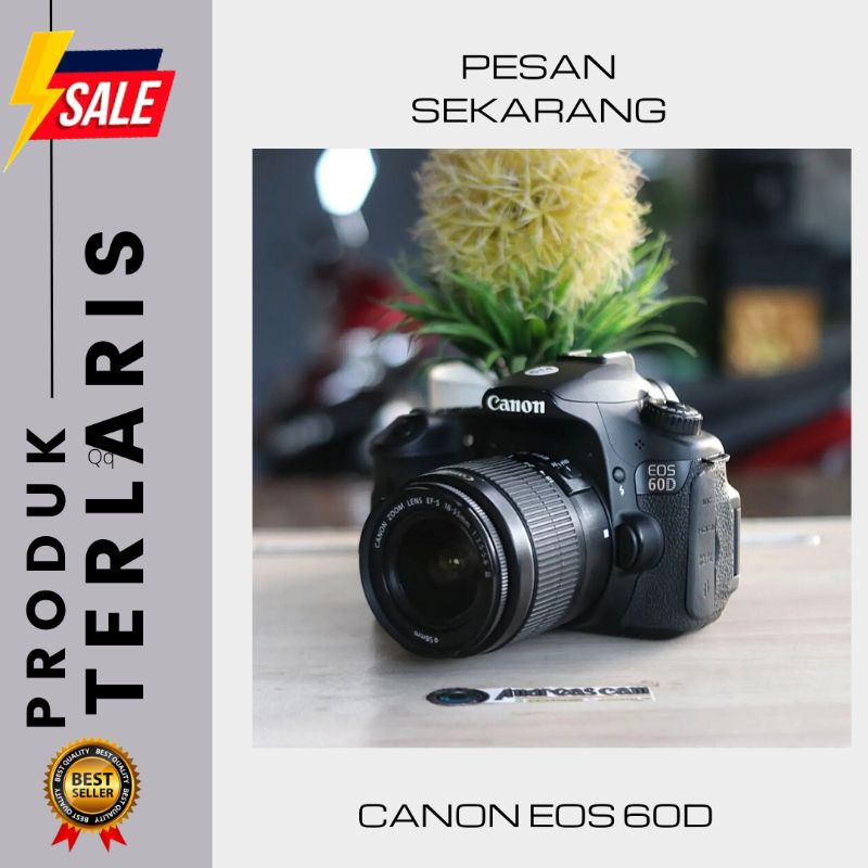 Jual CANON EOS 60D SEMI PRO MULUS TINGGAL PAKAI | Shopee Indonesia