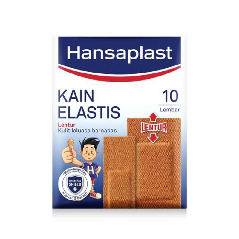 Jual Hansaplast isi 10 lembar Transparan/Kain Elastis/Kain Elastis Fun ...