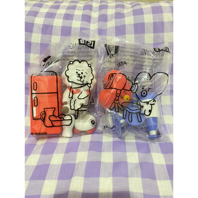 Jual [ Ready Stock ] Official BT21 KFC Figure (Tata & RJ) | Shopee ...