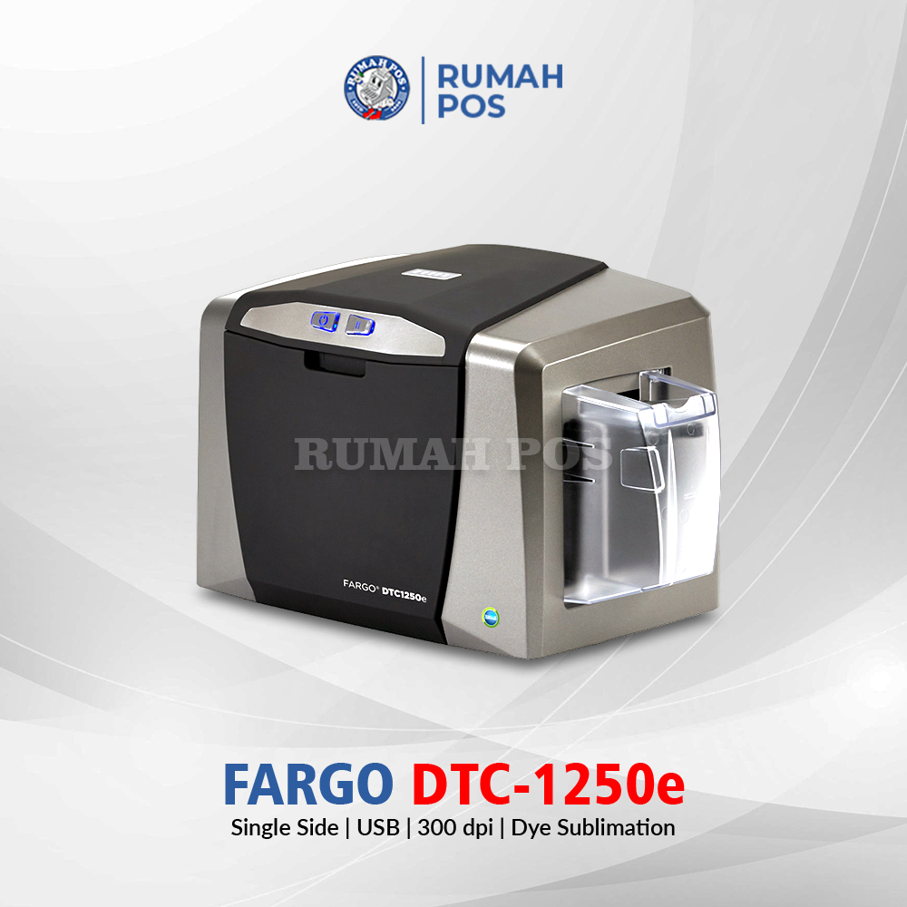 Jual Printer ID Card FARGO DTC1250e Cetak Kartu ID Card Single Side ...