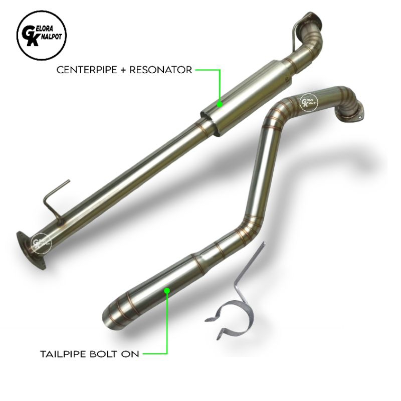 Jual Knalpot Innova Diesel 2KD Fortuner non VNT Tailpipe Bolt On Dan ...