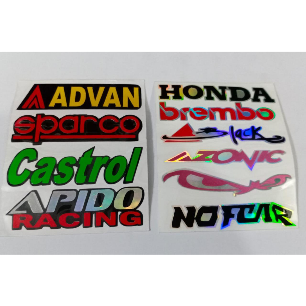 Jual STIKER KECIL HOLOGRAM MOTIF TULISAN | Shopee Indonesia