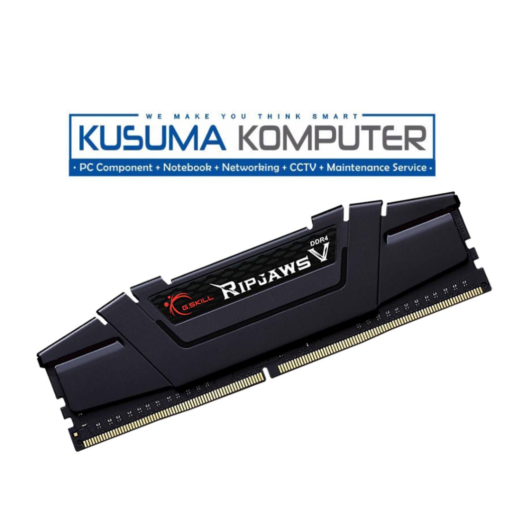 Jual Ram Gskill Ripjaws V 8GB Single DDR4 3200Mhz F4-3200C16S-8GVKB ...