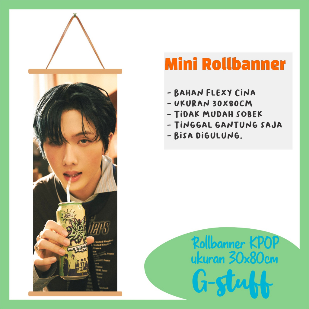 Jual MINI ROLL BANNER NCT DREAM JISUNG ISTJ | Shopee Indonesia