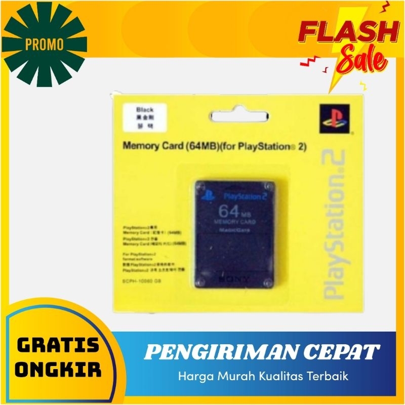Jual Memory Card Playstation 2 Hitam | MC PS2 | For Playstation 2 | Shopee Indonesia