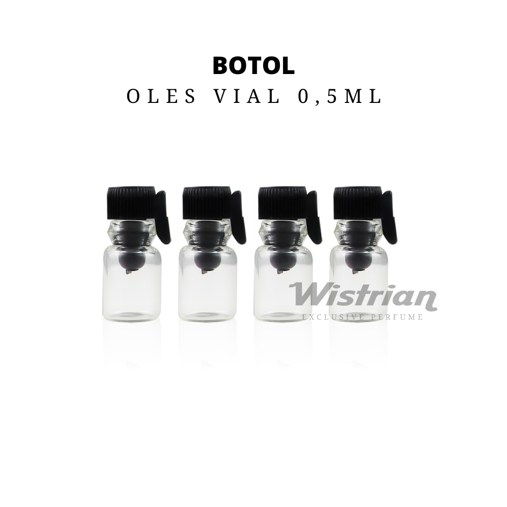 Jual Botol Tester Semple Parfum Oles Kaca 0,,5ML Tutup Hitam Model ...
