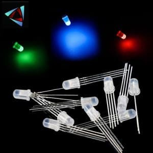 Jual LED 5MM 5 MM RGB COMMON ANODE TRI COLOR 4 PIN WARNA MERAH HIJAU ...