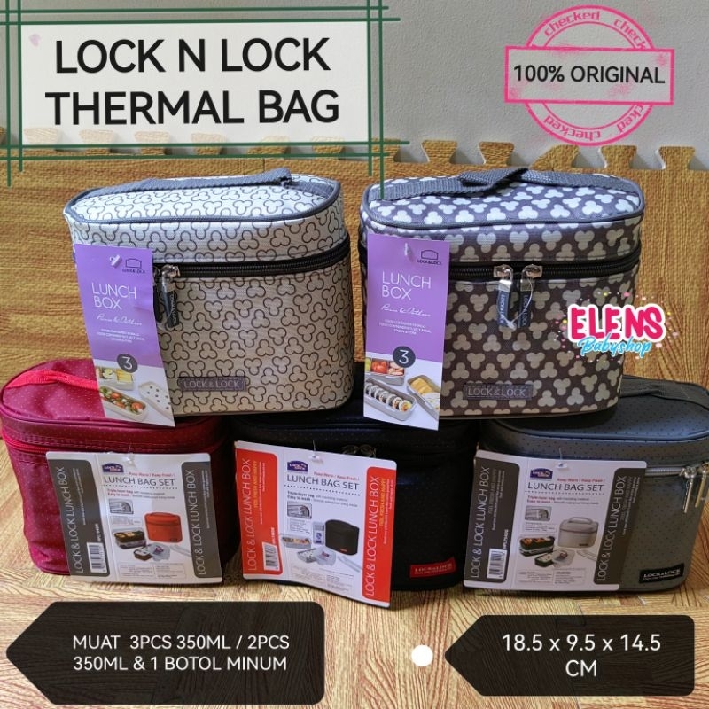 Jual Lock n Lock lunch bag thermal tas kotak makan tas bekal anak ...