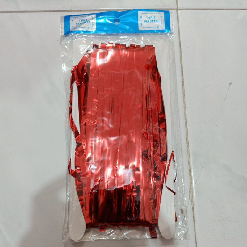 Jual BOS Tirai Foil premium backdrop curtain panjang ± 2 meter lebar ± ...