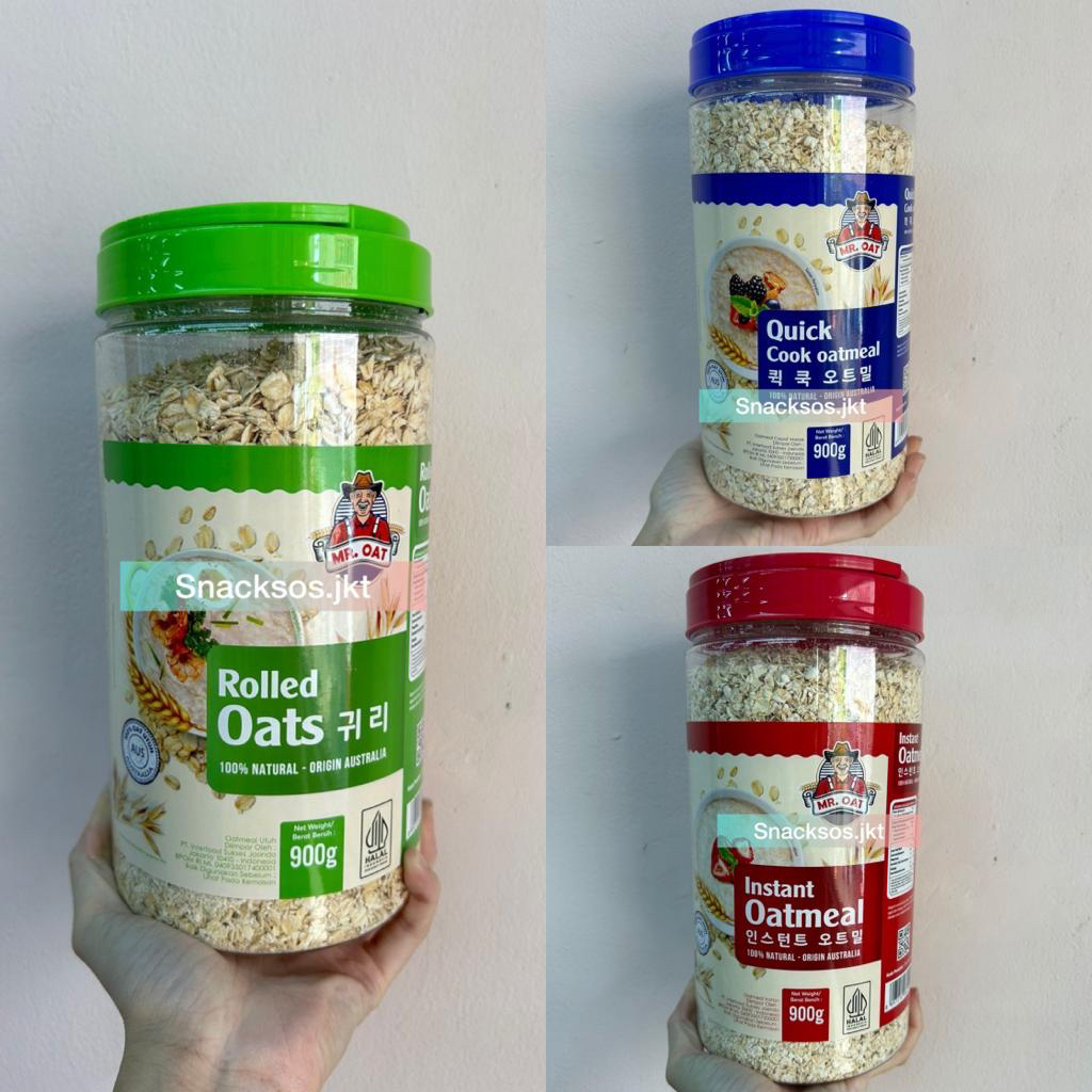 Jual [TOPLES] MR OAT ROLLED OATS / QUICK COOK OATMEAL / INSTANT OATMEAL ...
