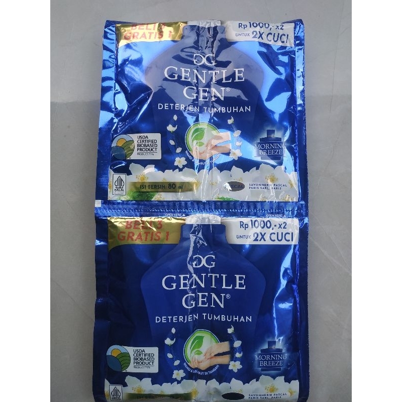 Jual gentle gen sachet 80ml | Shopee Indonesia
