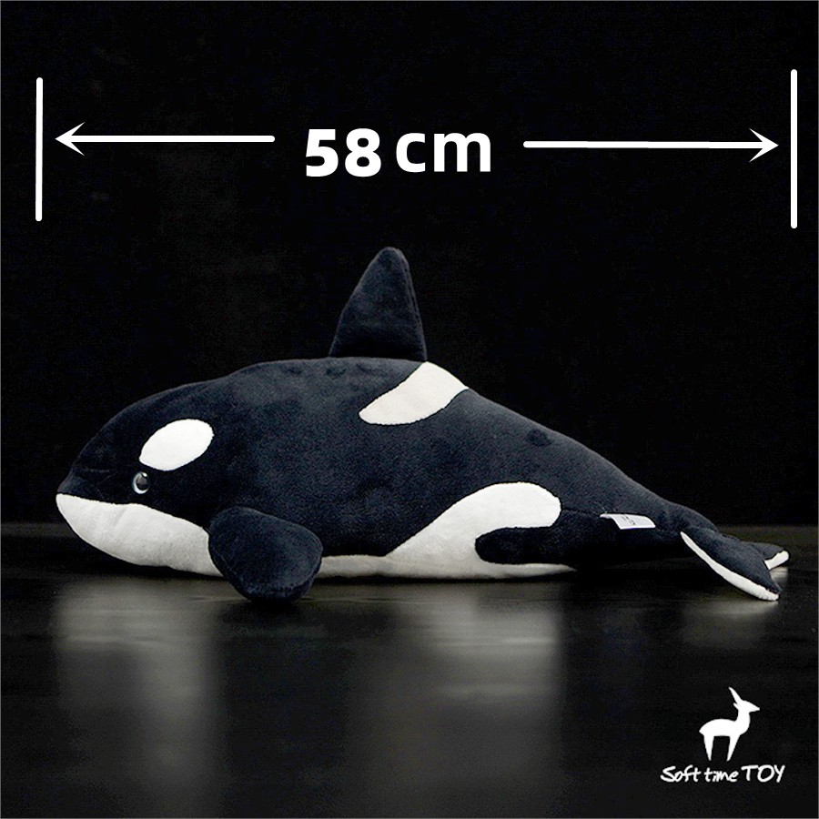 Jual Boneka Paus Orca Ukuran 58 cm Gemoy super lembut dan halus ...