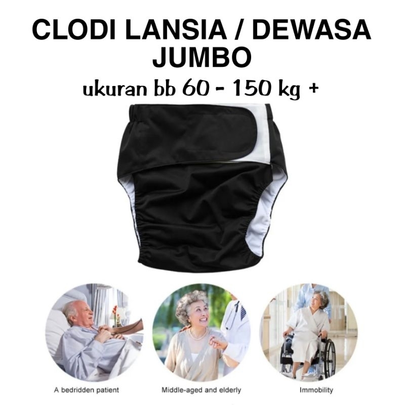 Jual CLODI LANSIA JUMBO CLODI DEWASA JUMBO POPOK LANSIA POPOK DEWASA ...