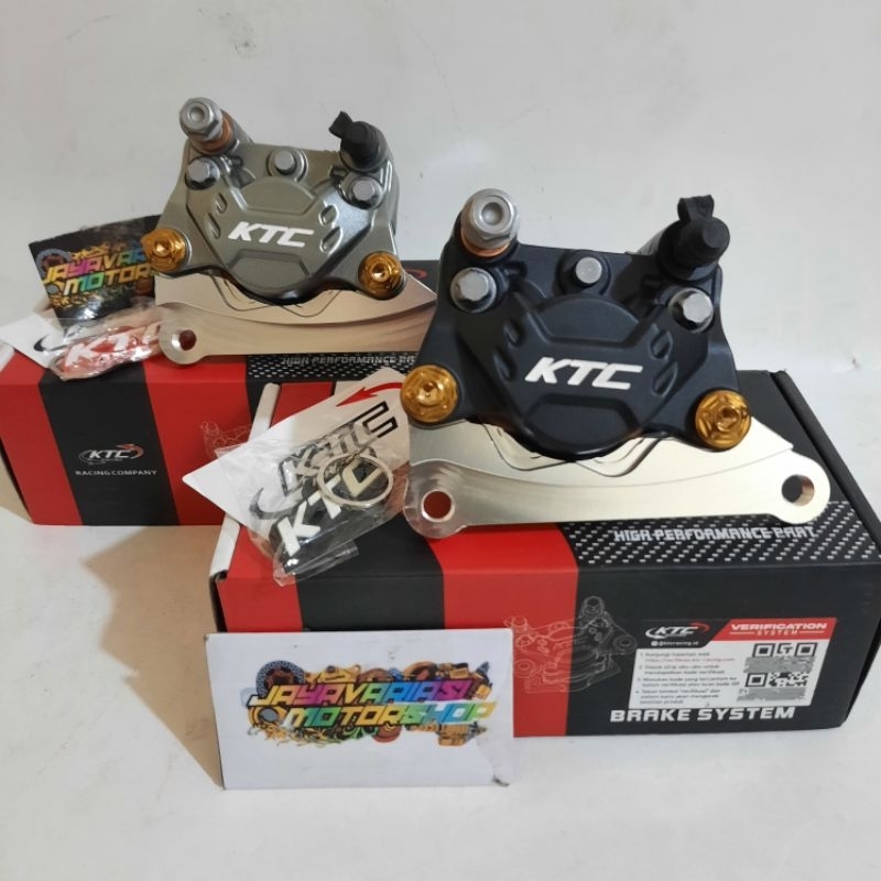 Jual ORIGINAL KALIPER KTC RACING 2PISTON 2P / CALIPER KTC RACING 2P SLIM + BREKET 2P NMAX ...