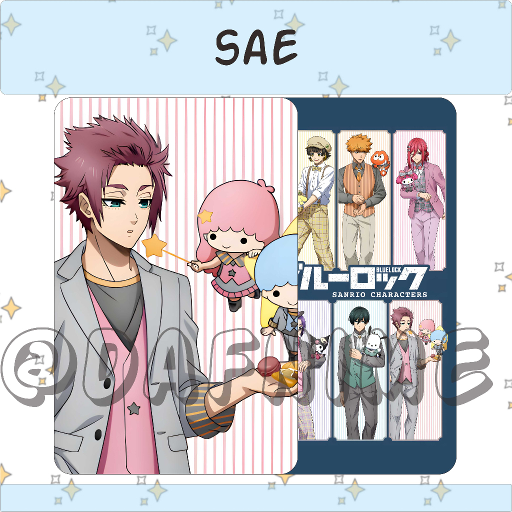 Jual BLUE LOCK SANRIO CHARACTER EDITION PHOTOCARD ANIME | Shopee Indonesia