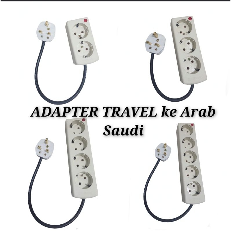 Jual Stop kontak kaki 3 Travel Arab Saudi Umroh / Singapor / Malaysia ...