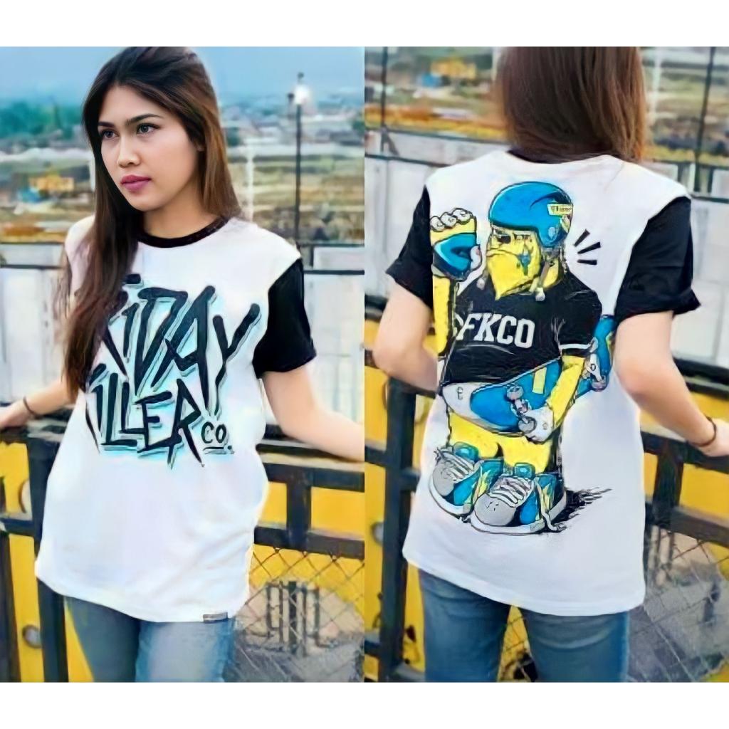 Jual Kaos Wanita Friday Killer T-shirt Distro Pria Wanita Kekinian Kaos ...