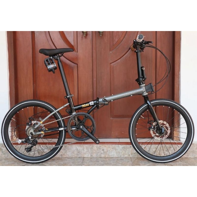 Jual Sepeda Lipat Element Nicks 8 speed | Shopee Indonesia