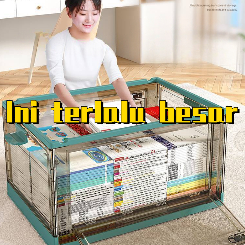Jual Transparan Lipat kotak penyimpanan tahan lembab storage box ...