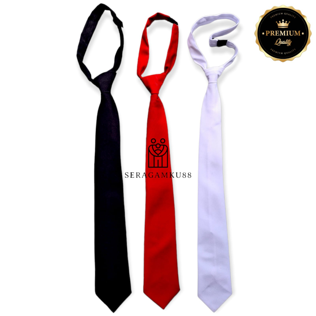 Jual Dasi Polos Slim IMPORT PREMIUM / Dasi Merah / Dasi Putih / Dasi ...