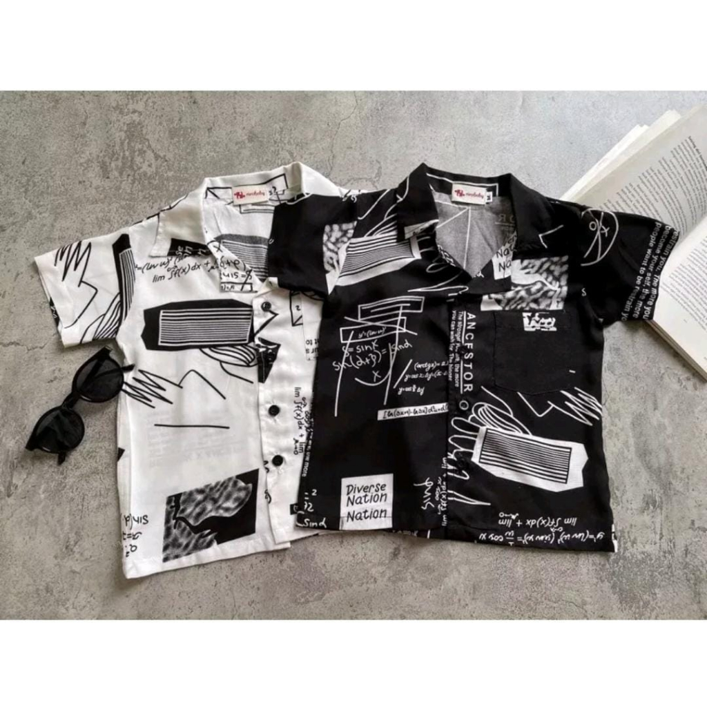 Jual KEMEJA RAYON ANAK | BAJU ANAK RAYON | KOREAN SHIRT MOTIF 1-10 ...