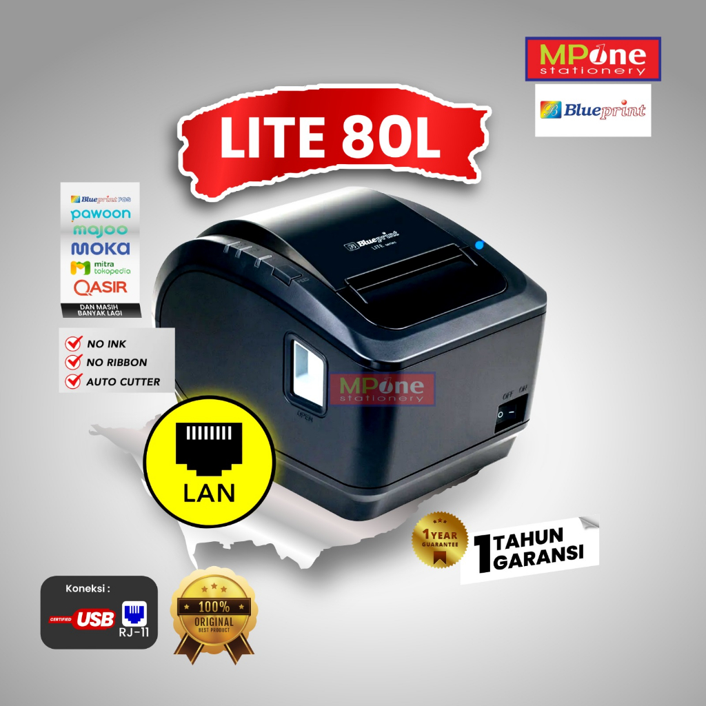 Jual Printer kasir / Printer Kasir Blueprint Lite 80L / Thermal POS ...