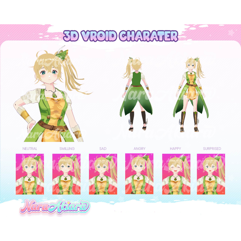 Jual Menjadi Vtuber dengan Karakter Vroid 3D yang Menakjubkan, Model ...