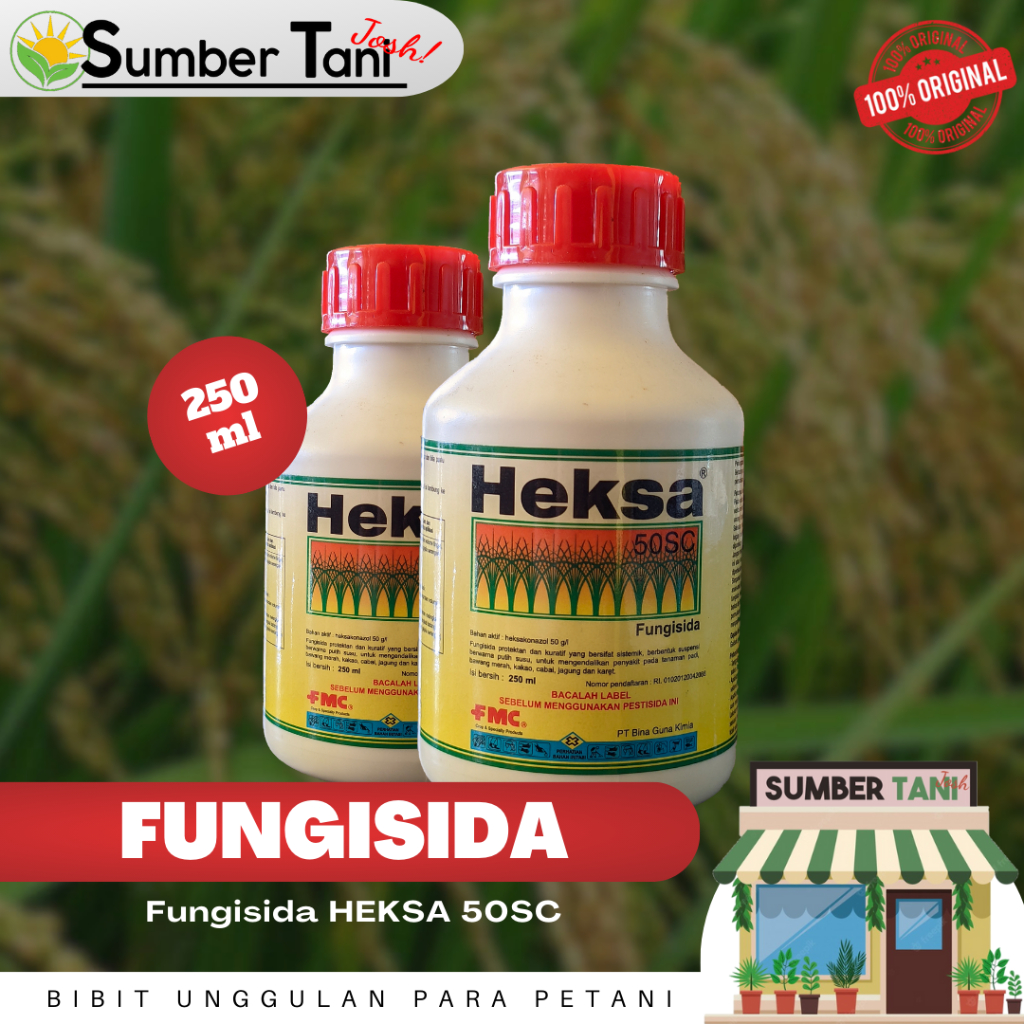 Jual FUNGISIDA HEKSA 50SC ISI 250ML Obat Pencegah dan Pembasmi Jamur pada Tanaman | Shopee Indonesia