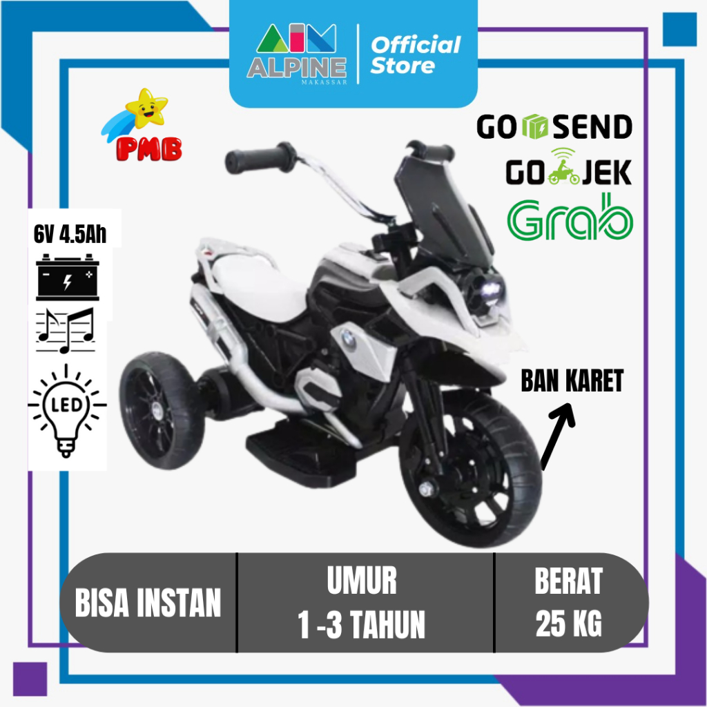 Jual PMB MOTOR AKI M888 BISA MANUAL GAS DI KAKI | Shopee Indonesia