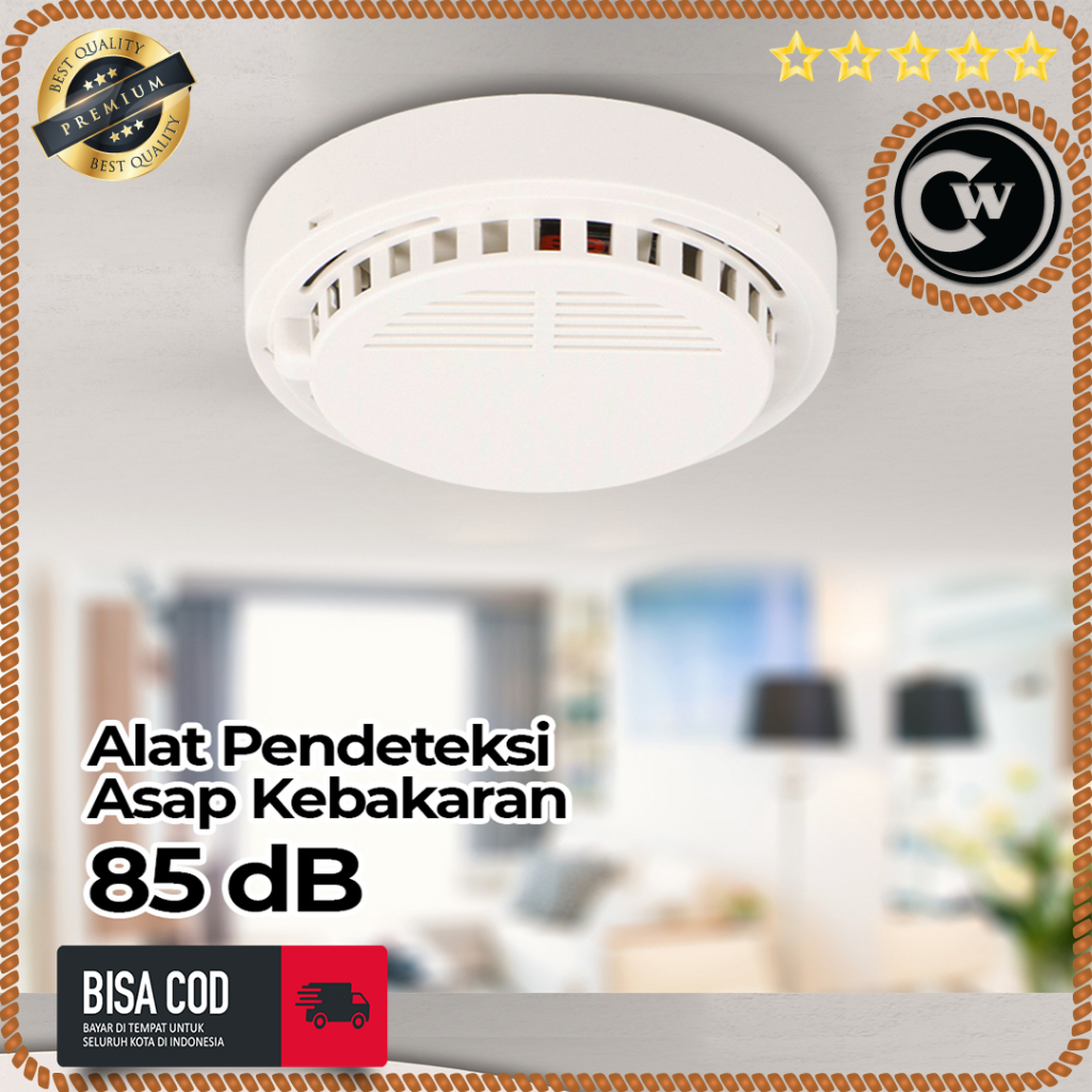 Jual Alat Pendeteksi Asap Kebakaran Smoke Detector | Shopee Indonesia