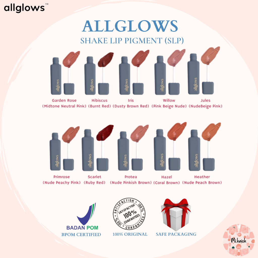 Jual Allglows Shake Lip Pigment (SLP) | Shopee Indonesia