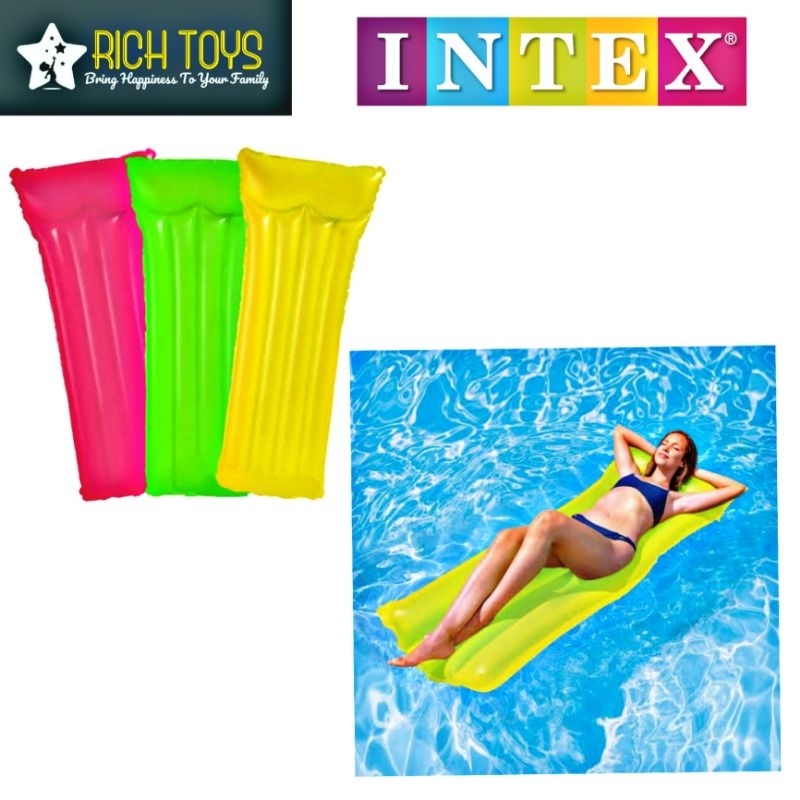 Jual INTEX Neon Frost Air Float Mats Pelampung Renang Matras Anak ...