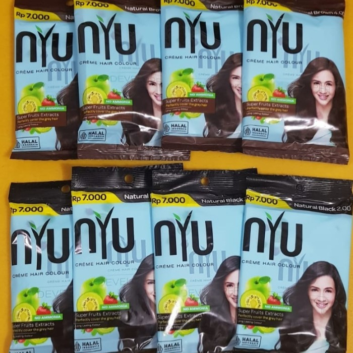 Jual [SACHET] NYU CREME HAIR COLOR SEMIR / PEWARNA RAMBUT / CAT RAMBUT ...